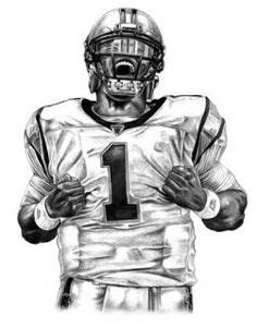 Realistic Football Player Drawing At Explore