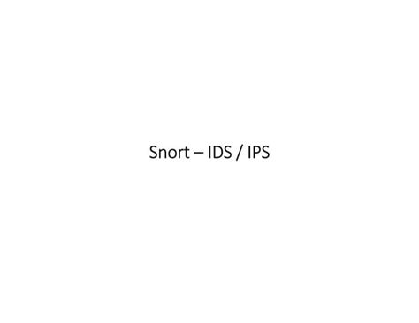 1 snort pdf