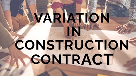 Variation In Construction Contract