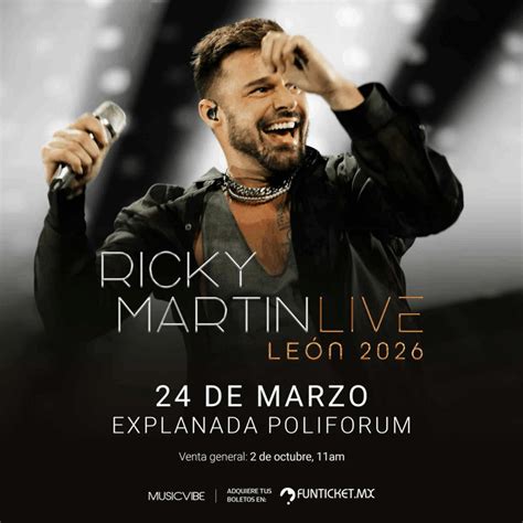 Ricky Martin En León Precio De Los Boletos