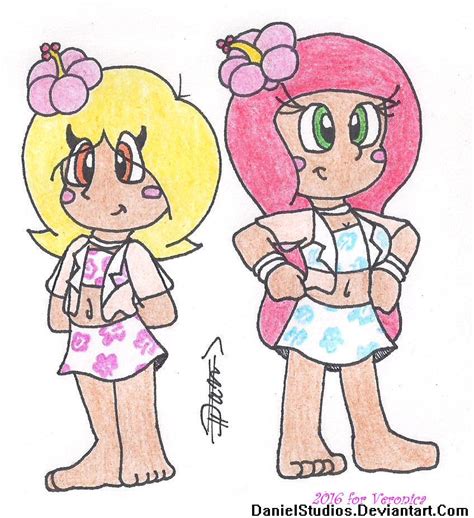Maria And Veronica Miitomo Summer Outfits By Danielstudios On Deviantart