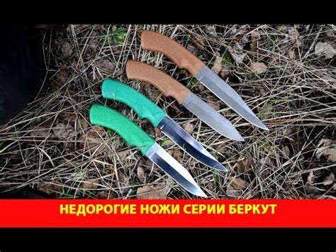 Недорогие ножи серии Беркут - YouTube