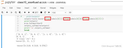 博主用nnsoftmax时出错“softmaxlastdimkernelimpl“ Not Implemented For ‘long