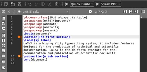 Texmaker Free Cross Platform Latex Editor