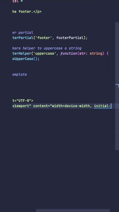 Create Dynamic Html Templates Using Handlebars And Typescript 😎 Youtube