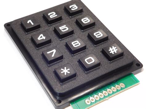34 Matrix Keypad Hard Keys Black CANADUINO