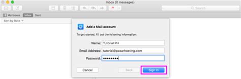 Setting Email Di MacOS