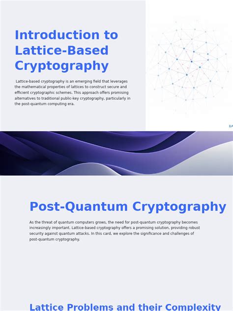 introduction to lattice based cryptography pdf
