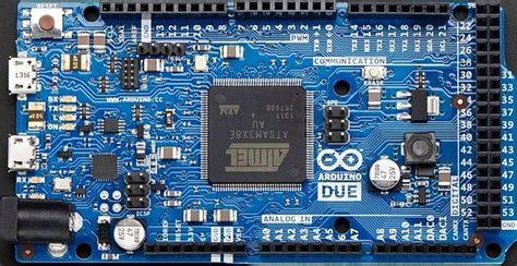 Microcontrolador Arduino Due Utilizado Para Conectar El Contador Geiger Download Scientific