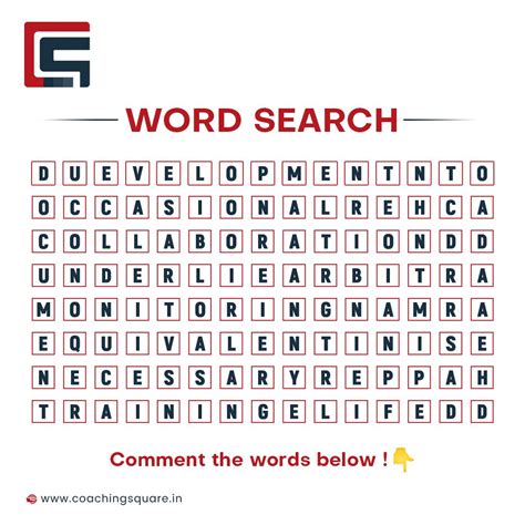 Coaching Square On Linkedin Wordsearchfun Brainteasers Puzzletime