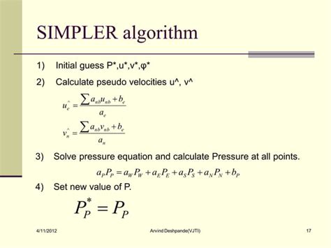 pressure velocity coupling ppt