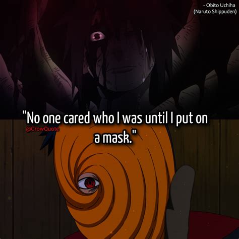 Obito Quotes Naruto Is Obito Uchiha A Dark Counterpart And Evil