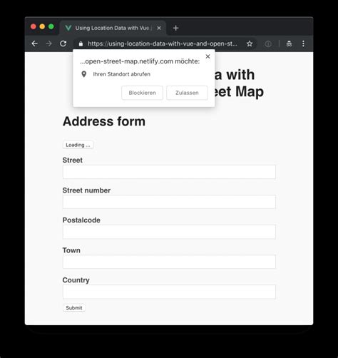 using location data with vue js and open street map markus oberlehner