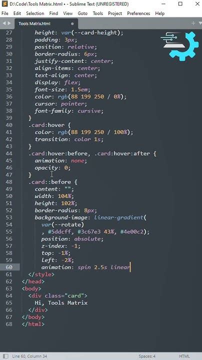 Create Magic Card Using Html And Css Youtube