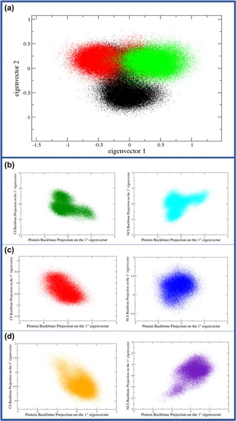 Essential Dynamics Analysis A Projection Of The Wt Black D1 Red Download Scientific