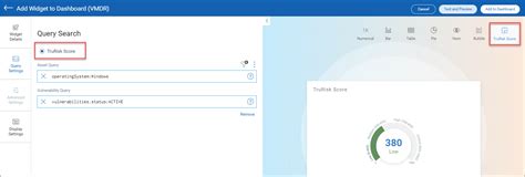 risk score widget