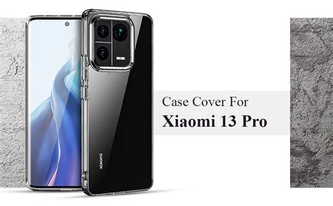 KAPAVER Hybrid Series Compatible With Xiaomi 13 Pro Case Cover Hard PC Soft Flexible TPU Bumper