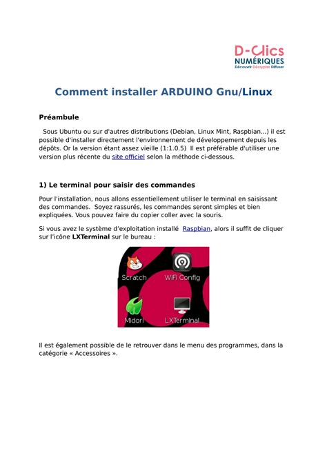 Solution Installation Arduino Linux Studypool