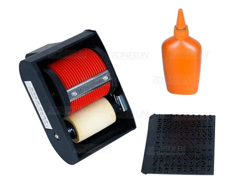 zonesun manual coding machine for carton batch and date printing