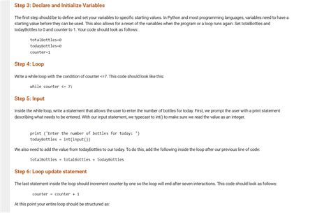 Solved Step 3 Declare And Initialize Variables The First