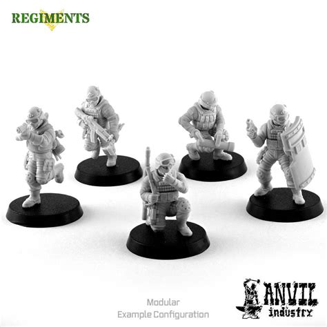 Swat Breacher Pack Anvil Industry Modular Miniatures For Creative Wargamers