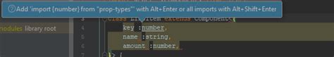 Intellij Keeps Warning For Import Prop Types With Reactjs And Typescript Stack Overflow
