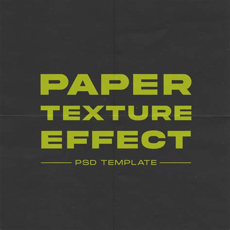 PAPER TEXTURE EFFECT