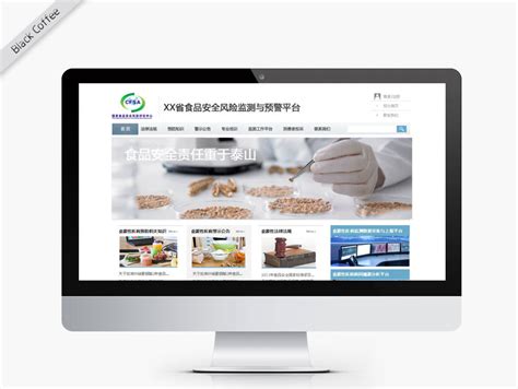 省级食品安全监测平台一小部分 黑色咖啡 站酷ZCOOL