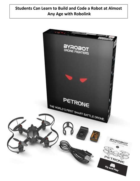 PPT Students Can Learn To Build And Code A Robot At Almost Any Age With Robolink PowerPoint