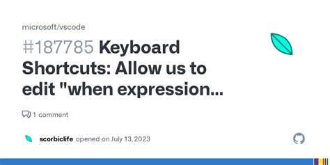 Keyboard Shortcuts Allow Us To Edit When Expression When Double