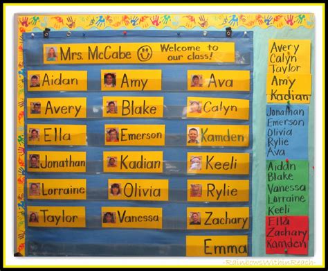 Classroom Student Names