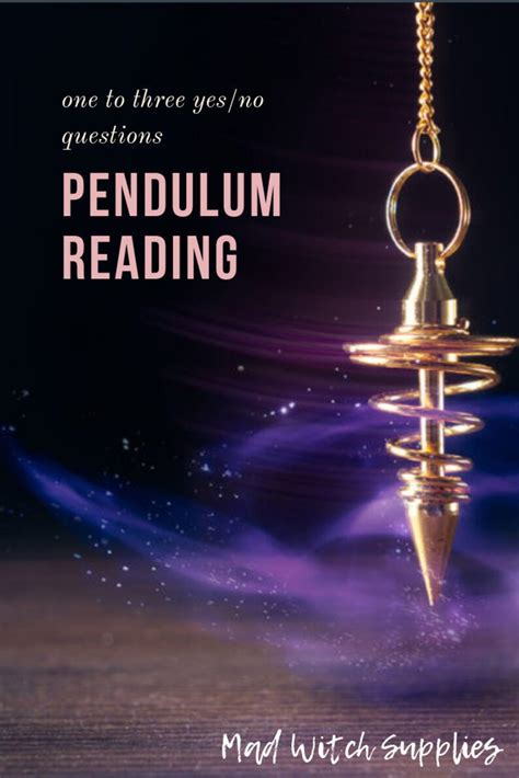 Pendulum Reading Pendulum Divination Yes No Reading Etsy