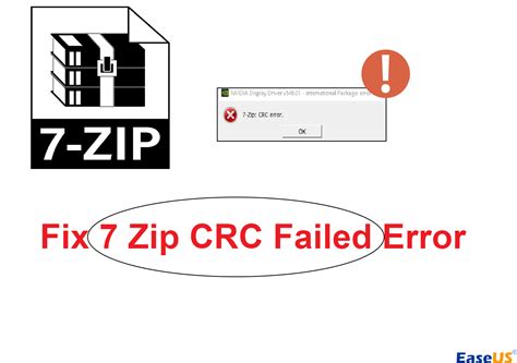solve 7 zip crc failed error [100 working]