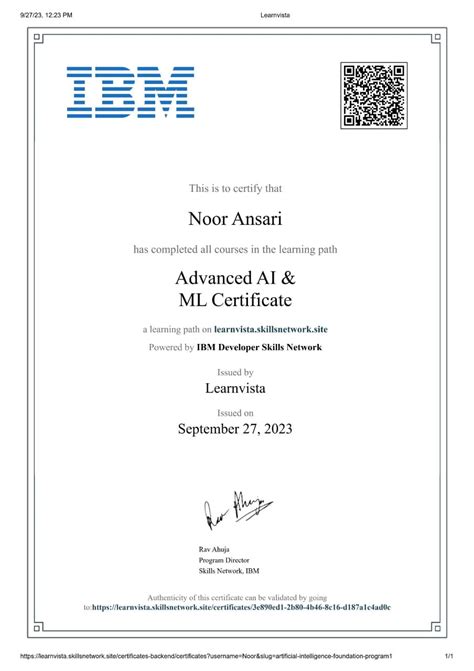 noor ansari on linkedin ai machinelearning certificate