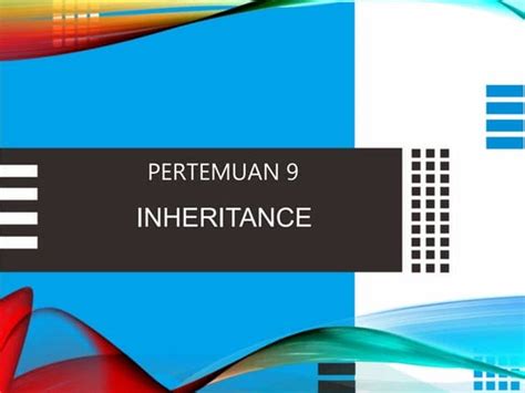 1 Memahami Inheritance Pewarisan Dan Method Overridingpptx