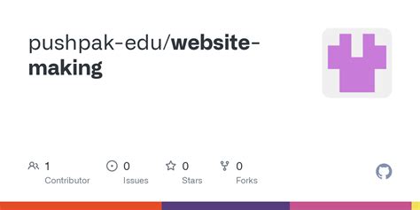Github Pushpak Eduwebsite Making