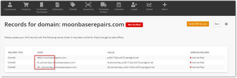 verified email domains repairshopr help center