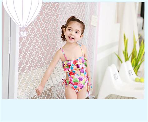 Цельный купальный костюм для маленьких девочек купальный костюм купальный костюм цветной