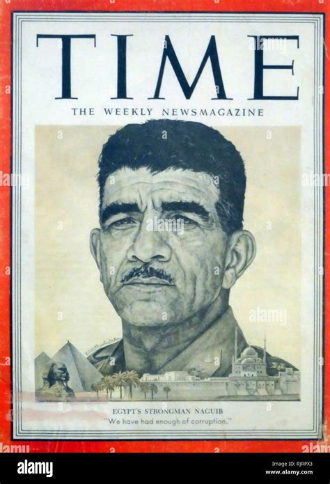 Mohamed Naguib 1901 1984 First President Of Egypt Serving From