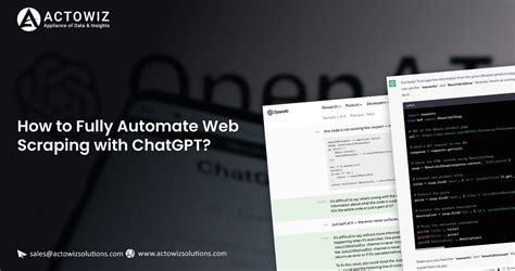 How To Fully Automate Web Scraping With Chatgpt By Actosoluions Medium