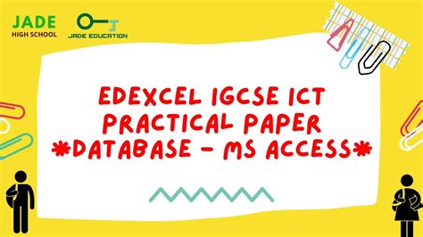 Edexcel Igcse Ict May 2020 Walkthrough On Ms Access Queries And Form