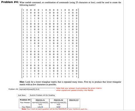 Solved Problem 4 What Matlab Command Or Combination Of Commands