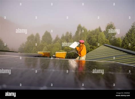 Setting Up For Remote Work Stock Photo Alamy