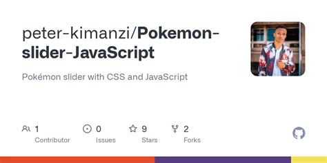 GitHub peter kimanzi Pokemon slider JavaScript Pokémon slider with CSS and JavaScript