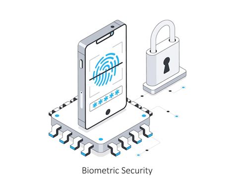 Premium Vector Biometric Security Isometric Stock Illustration Eps File Stock Illustration