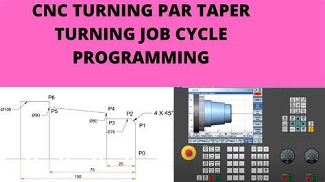 Siemens 828d Taper Turning And Chamfer In Hindi Youtube