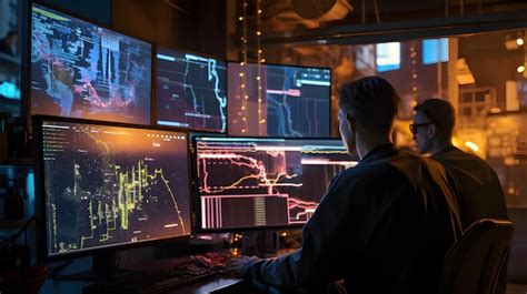 Premium Ai Image An Analyst Using Advanced Data Mining Software To