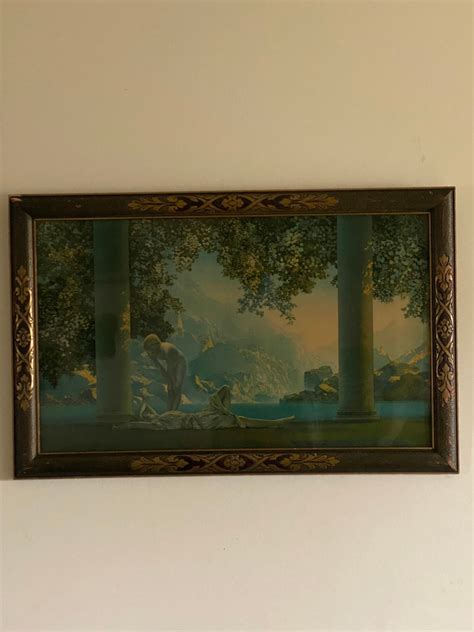 Large Daybreak By Maxfield Parrish Etsy
