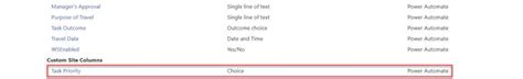 Sharepoint Site Column Creation Using Power Automate Workflow