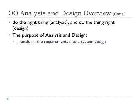 object oriented analysis and design with uml2 part1 ppt